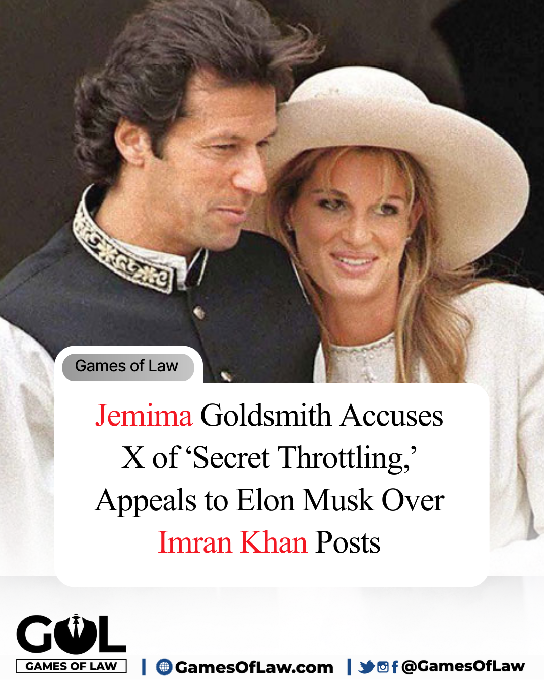 Jemima Goldsmith Accuses X of ‘Secret Throttling,’